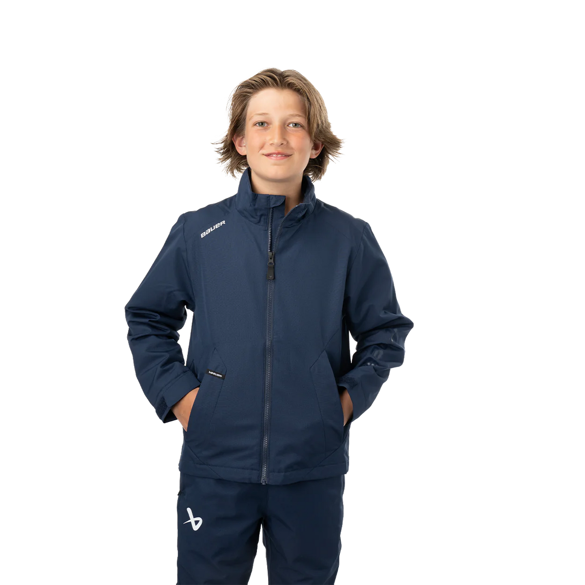 BAUER S24 TEAM LIGHTWEIGHT JACKET YOUTH - NAVY – VISHOUS HOCKEY