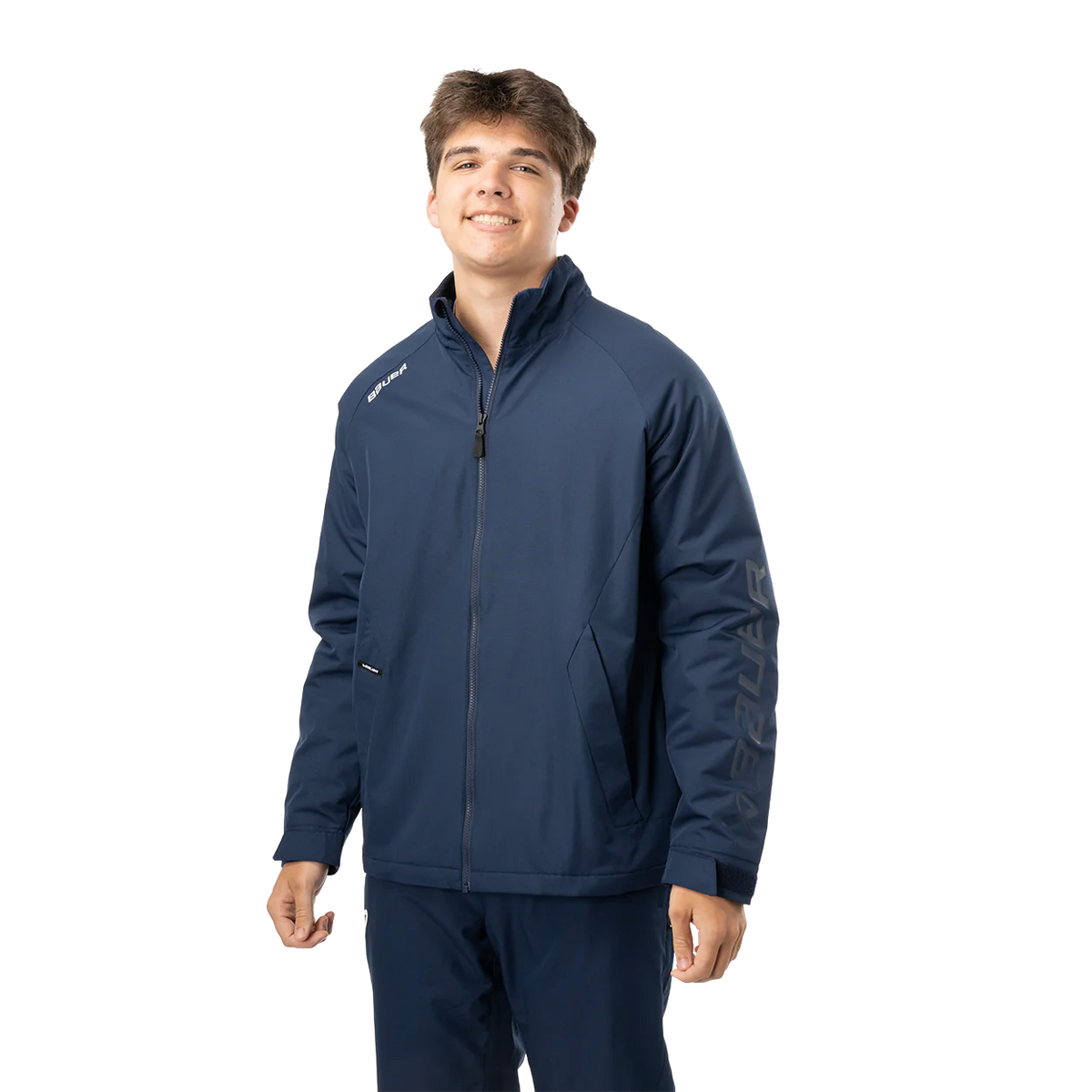 BAUER S24 TEAM MIDWEIGHT JACKET SENIOR - NAVY – VISHOUS HOCKEY